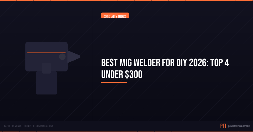 Best MIG Welder for DIY 2026: Top 4 Under $300 - Power Tool Insider