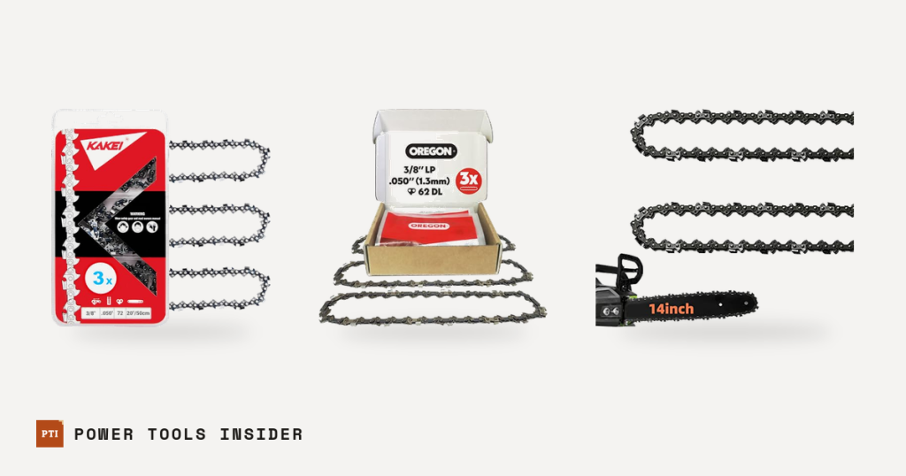 Chainsaw Chain Size Chart: Pitch, Gauge, Drive Links - Power Tool Insider